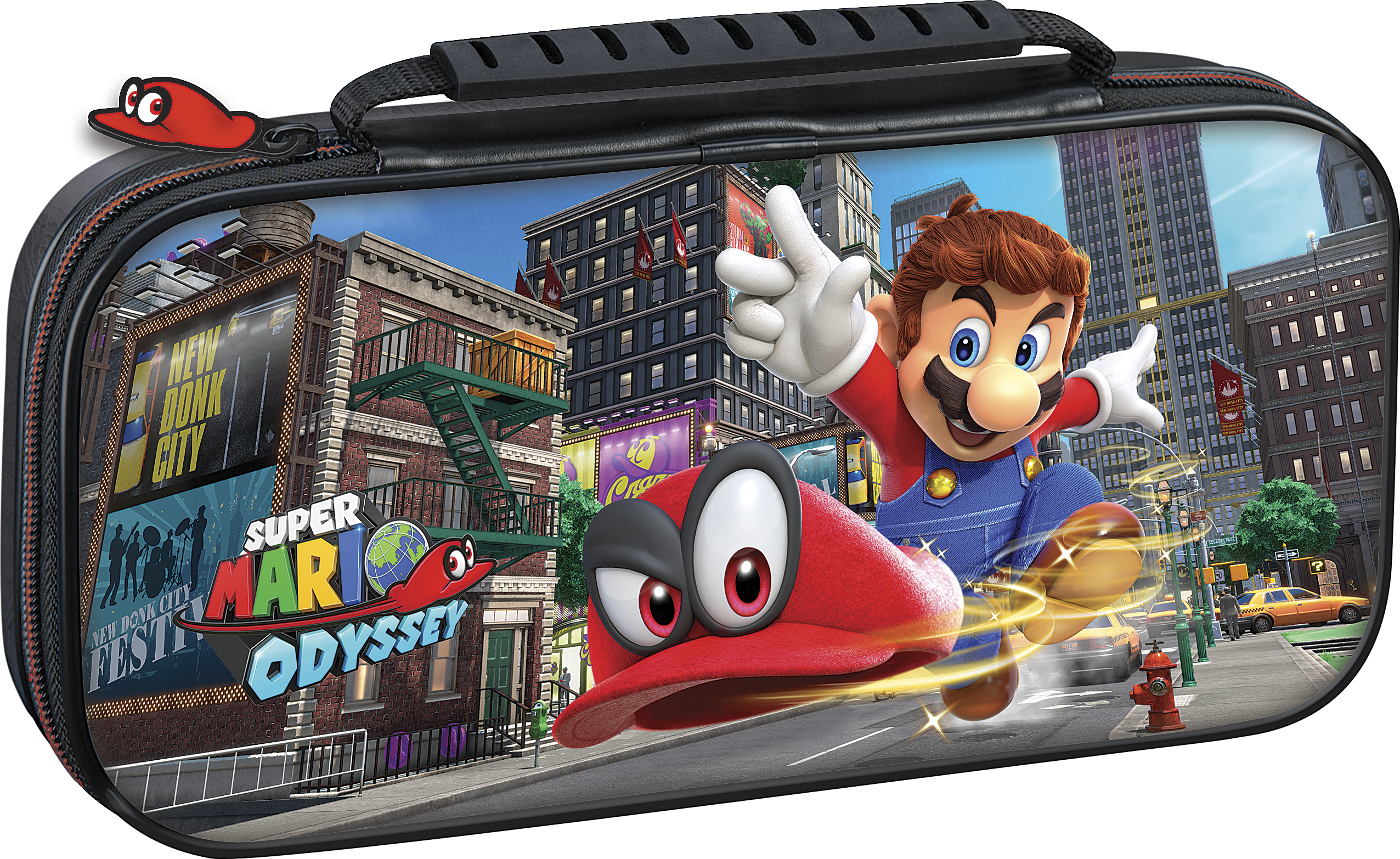 Game Traveler: Deluxe Travel Case - Super Mario Odyssey - Nintendo